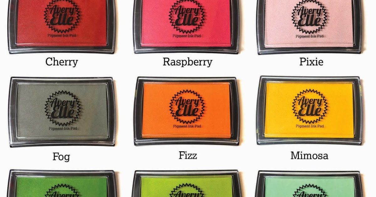 Avery Elle: Our Pigment Ink Pads Are Now Available!!