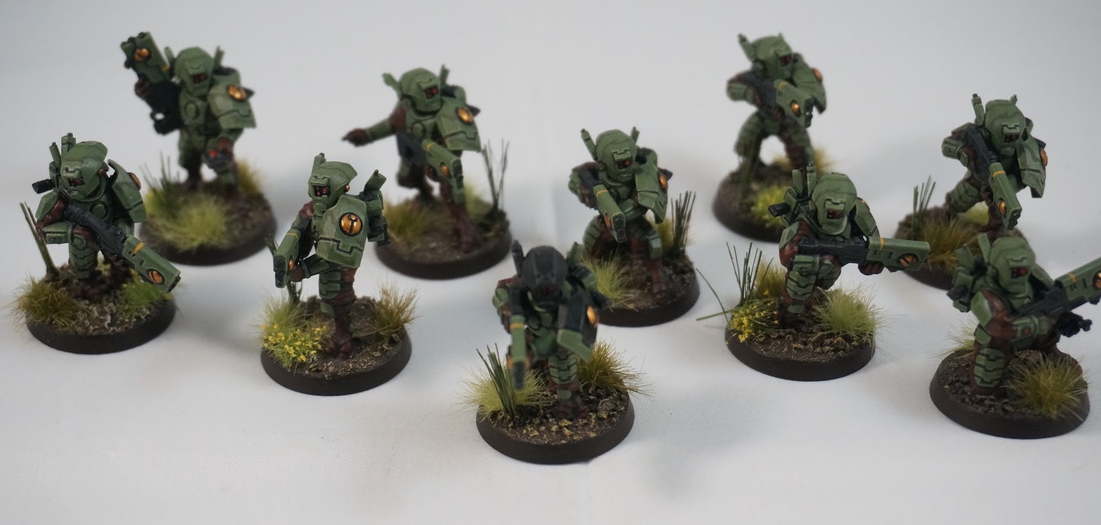 The Rising Sign: Tau Empire - Fire Warrior Breachers
