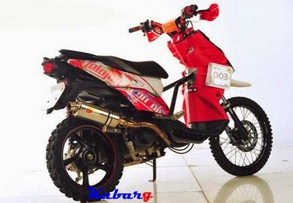 Modif Motor Matic Jadi Trail | Modifikasi Motor