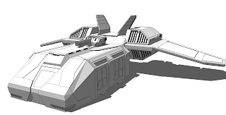 Fractured Mesh: Leopard Class Dropship
