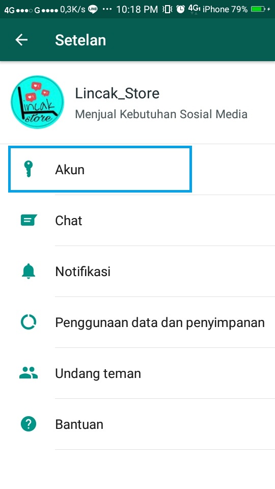 Cara Mudah Hilangkan Centang Biru di WA - SINAUSE.ID
