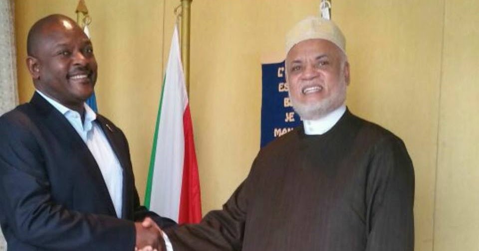 Ahmed Abdallah Mohamed Sambi Reçu Par Pierre Nkurunziza Chef De LÉtat