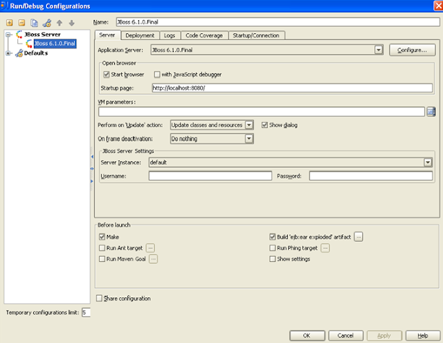Java programming: EJB Hello World project with Jboss server