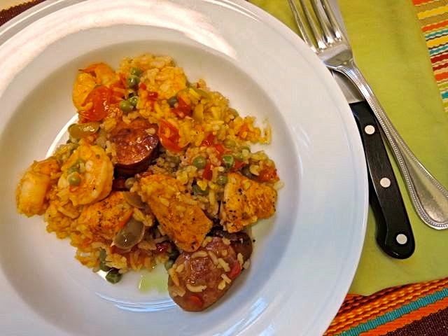 The Briny Lemon: Easy Paella for Four (or More)