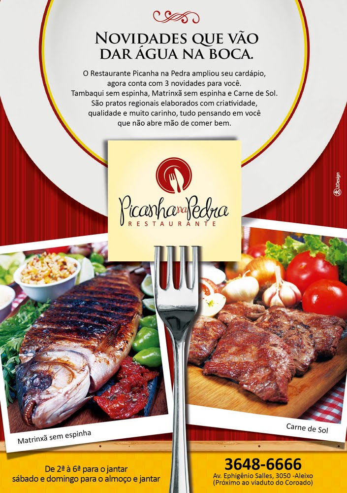 DM2Design: Restaurante Picanha na Pedra - Flyer Novidades