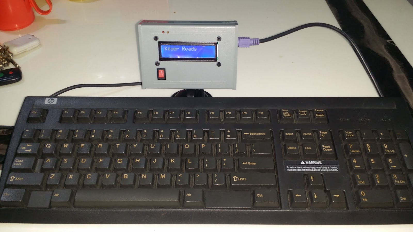 MechaMotion: PS2 Keyboard Kod Morse Encoder