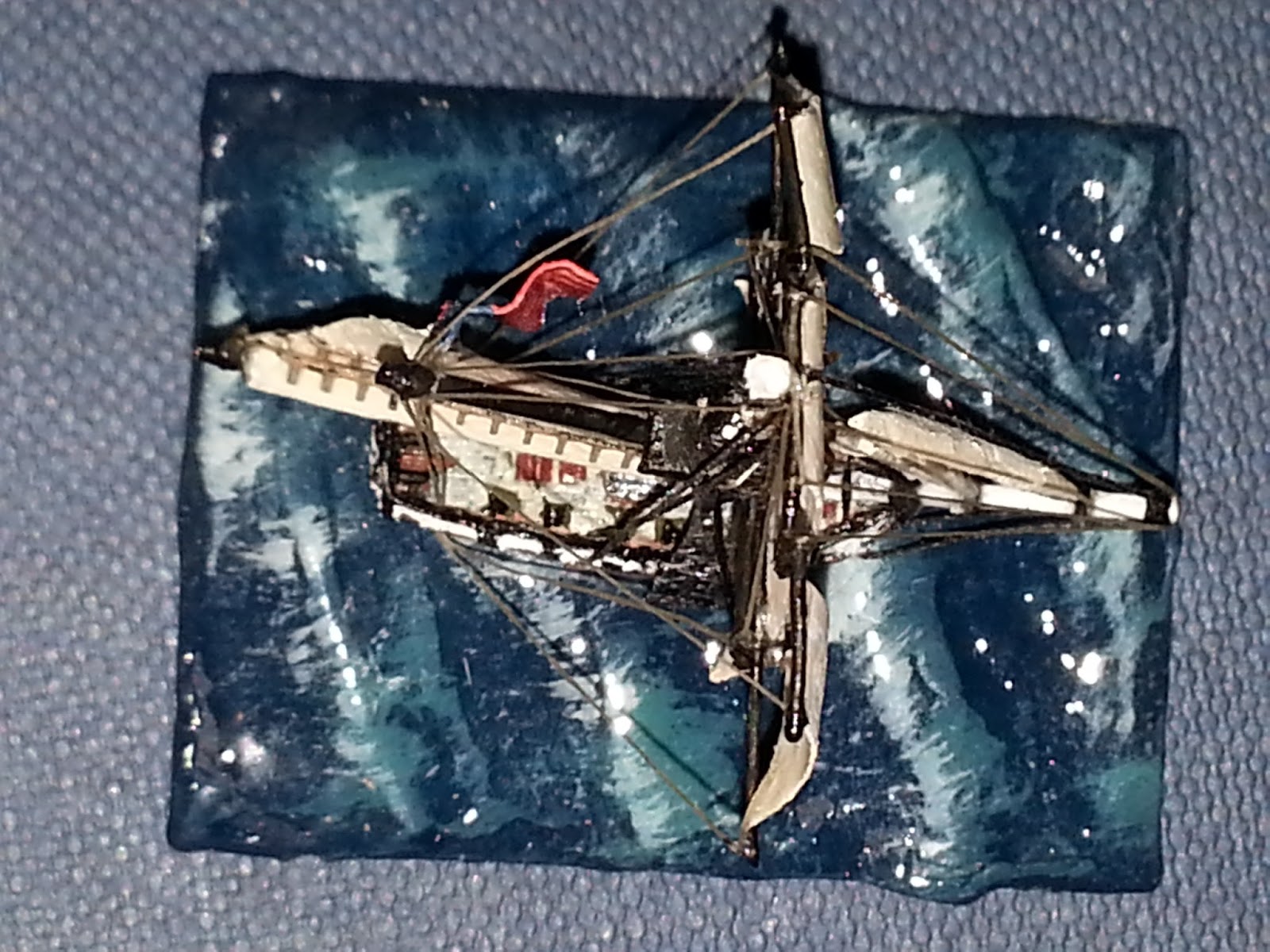 A Miniatures Hobby Room: Navwar 1/1200 14 Gun Cutter