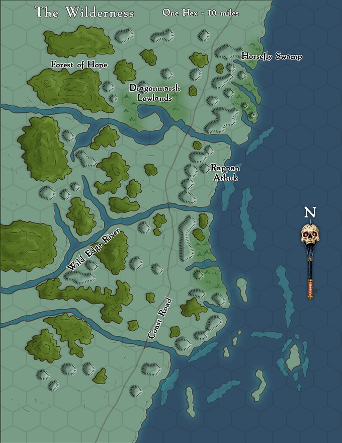 Tenkar's Tavern: Kickstarter - 100+ Rappan Athuk Color Maps- JPEG, PSD ...