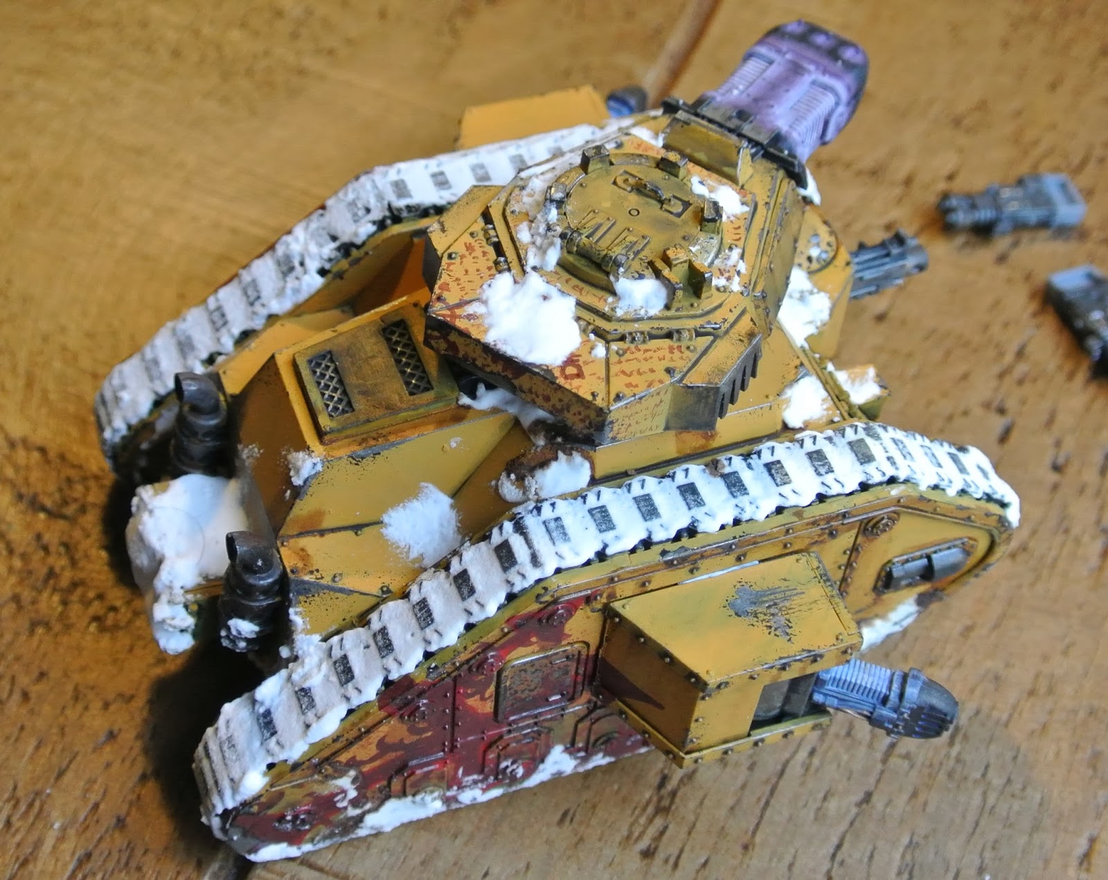 Grudgingly Read: Tutorial; Cheap, easy snow for Warhammer bases
