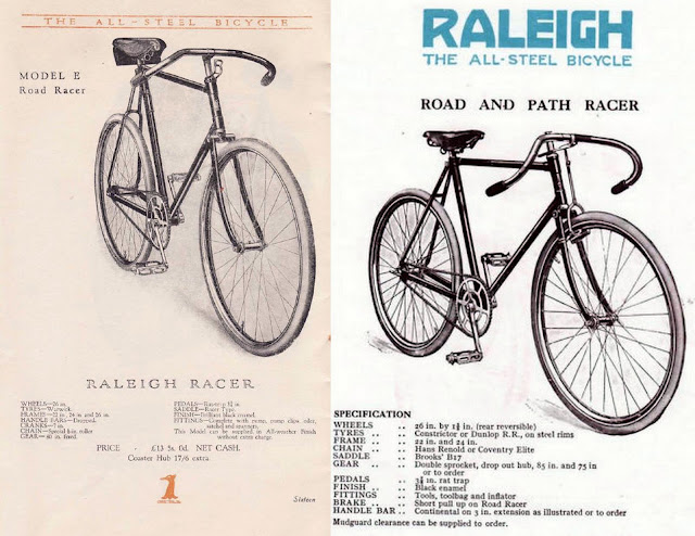 ON THE DROPS: Raleigh Racers: North Road, Club & Record Models, 1925-1933