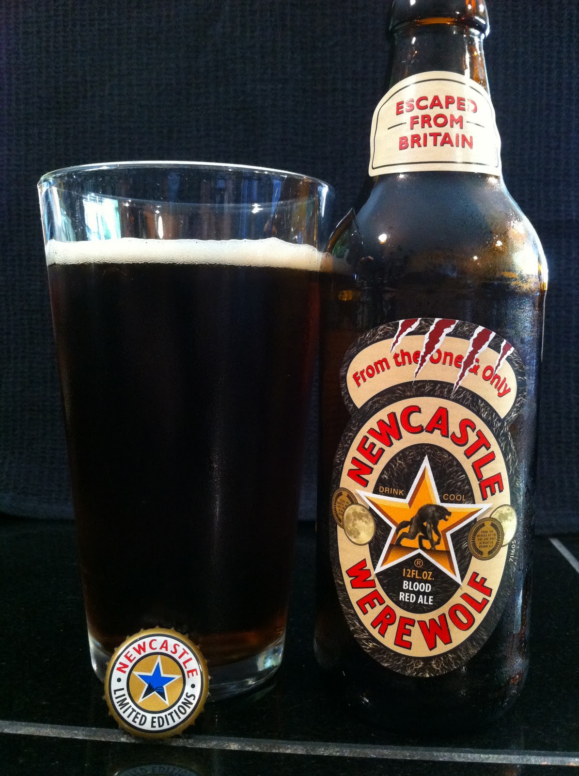 NorCal Beer Blog: Newcastle Werewolf Blood Red Ale