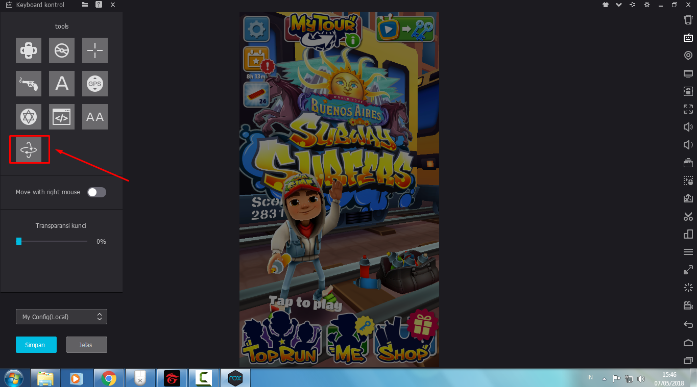 Cara Memainkan Subway Surfer Menggunakan Tombol Keyboard PC - RETUWIT