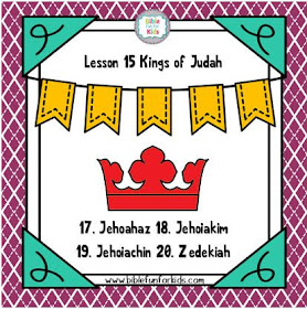 Bible Fun For Kids: Kings in the Old Testament Lesson Links