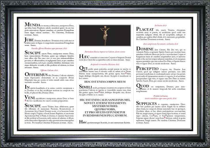 Altar Card Artistry: "Formal Black" Latin Requiem Altar Cards Released