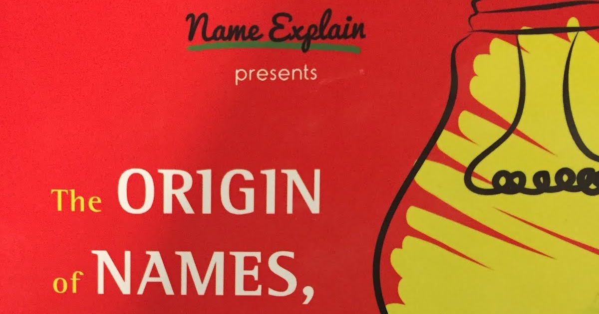 Says Me Says Mom: Tips for Tuesday - Books: The Origin of Names, Words ...