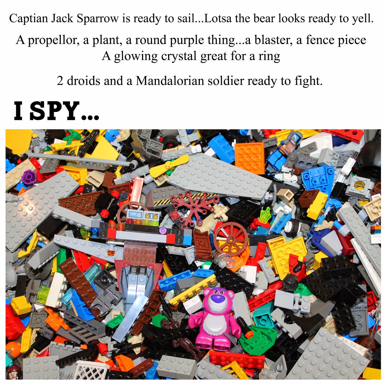 Lego I Spy with my Little Eye Book!