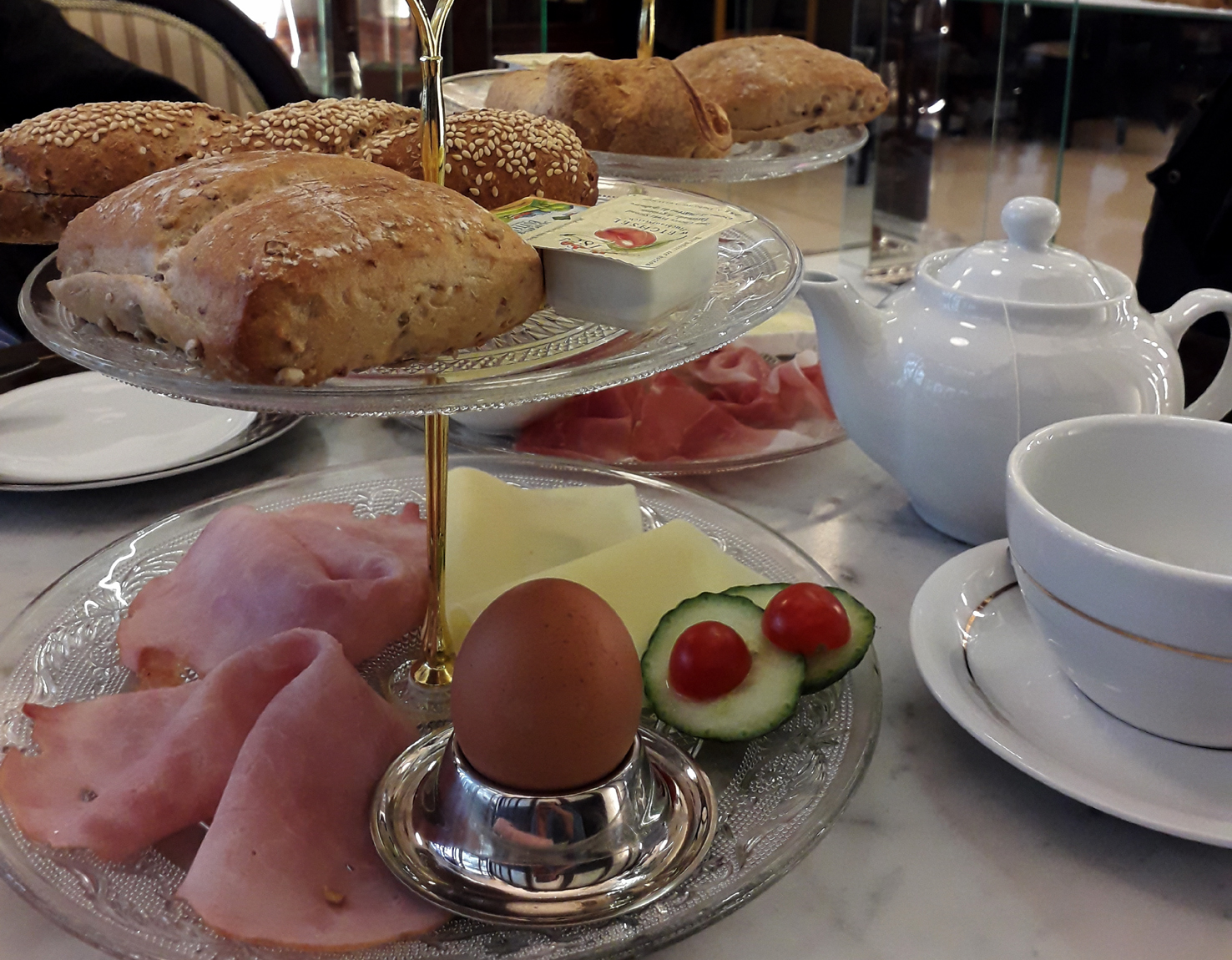 Vreni's Vienna Daily Photo: Breakfast at the Café