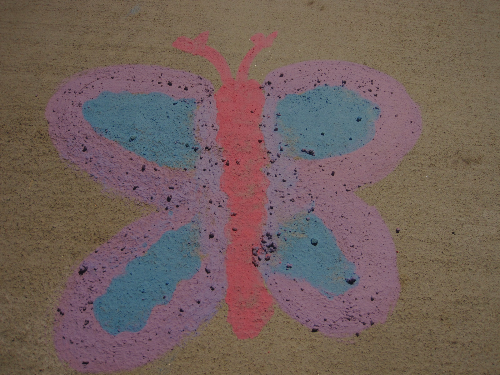 {La-de-la-de-da}: Crushed Chalk Sidewalk Paint