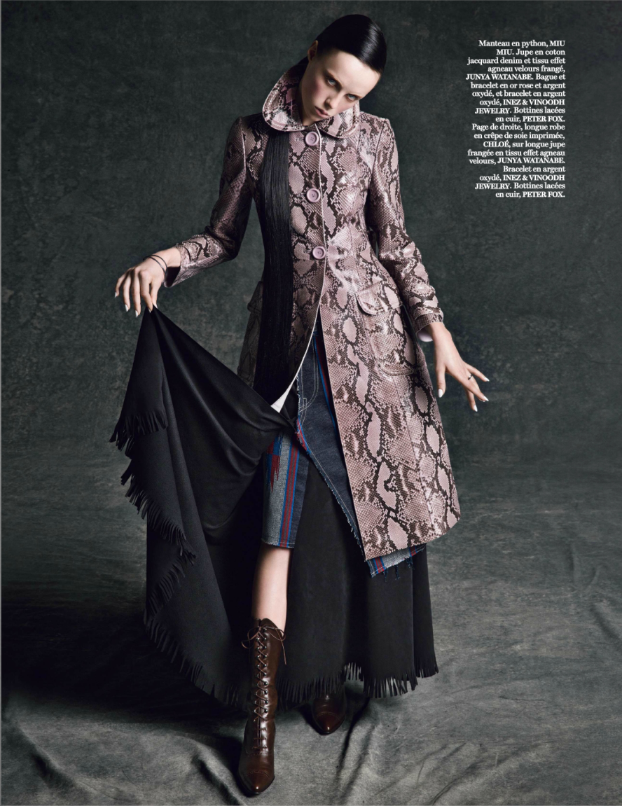 Duchess Dior: "Portrait of a Lady" Edie Campbell by Inez & Vinoodh for ...