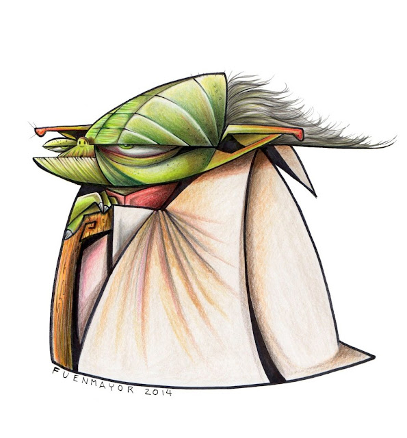 EPBOT: September Art Roundup: Grumpy Yoda, A Poofy Fox Furball, & A ...