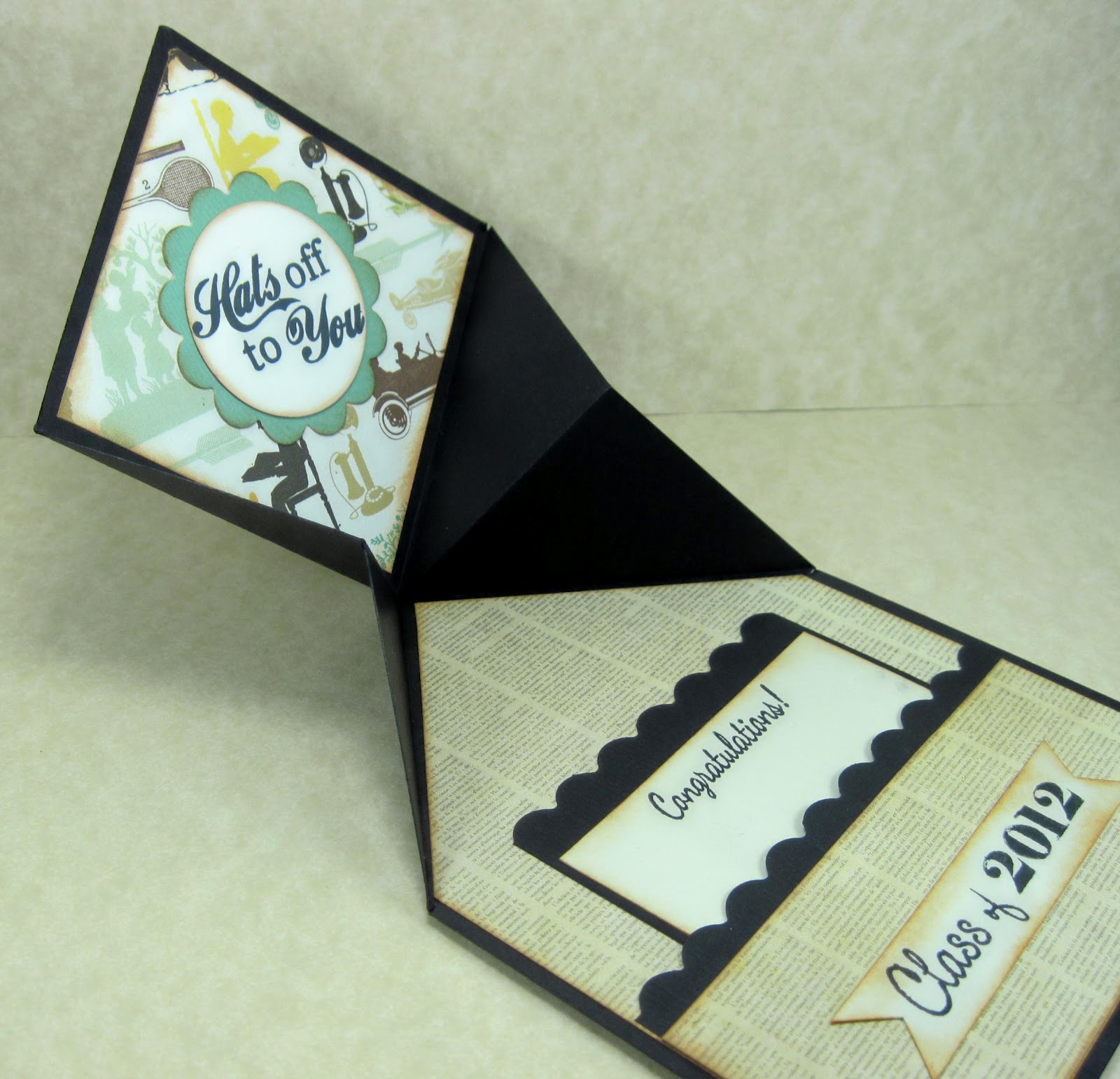 Luv Scrapping Together: Graduation Card