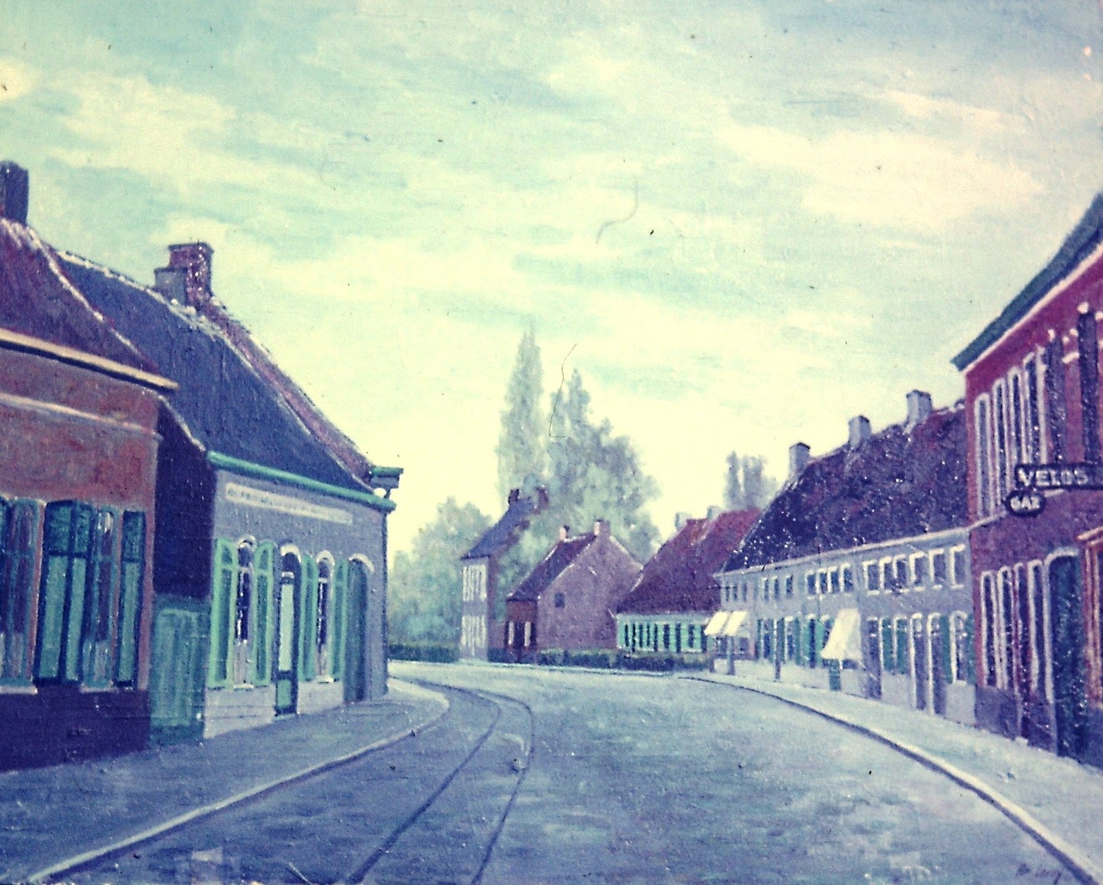 Geschiedenis van Aalter: Oude dorpszichten: Stationsstraat Aalter