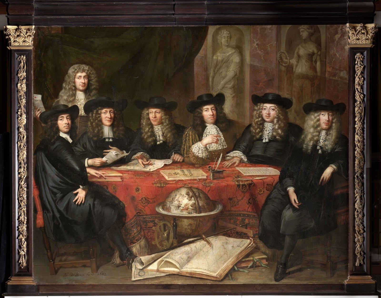 Jan de Baen: The regents of the Hoorn chamber of the VOC (1682)