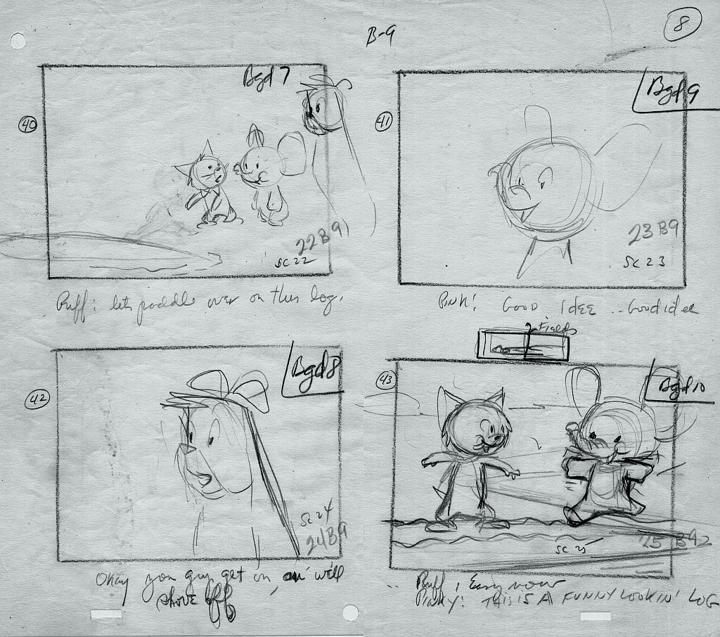 Yowp: Ruff and Reddy Storyboard