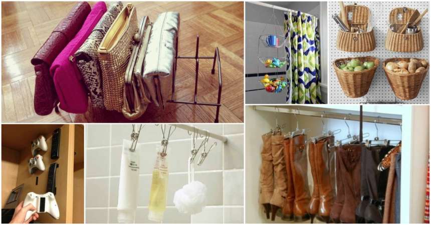 17 Simple Storage Hacks That Will De-Clutter Your Life - Handy DIY