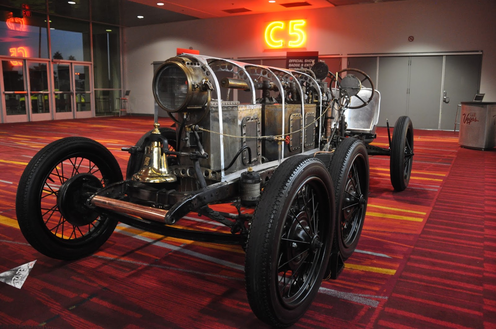 Just A Car Guy: coolest car I saw today, the Jimmy Built, 6 wheel steam ...