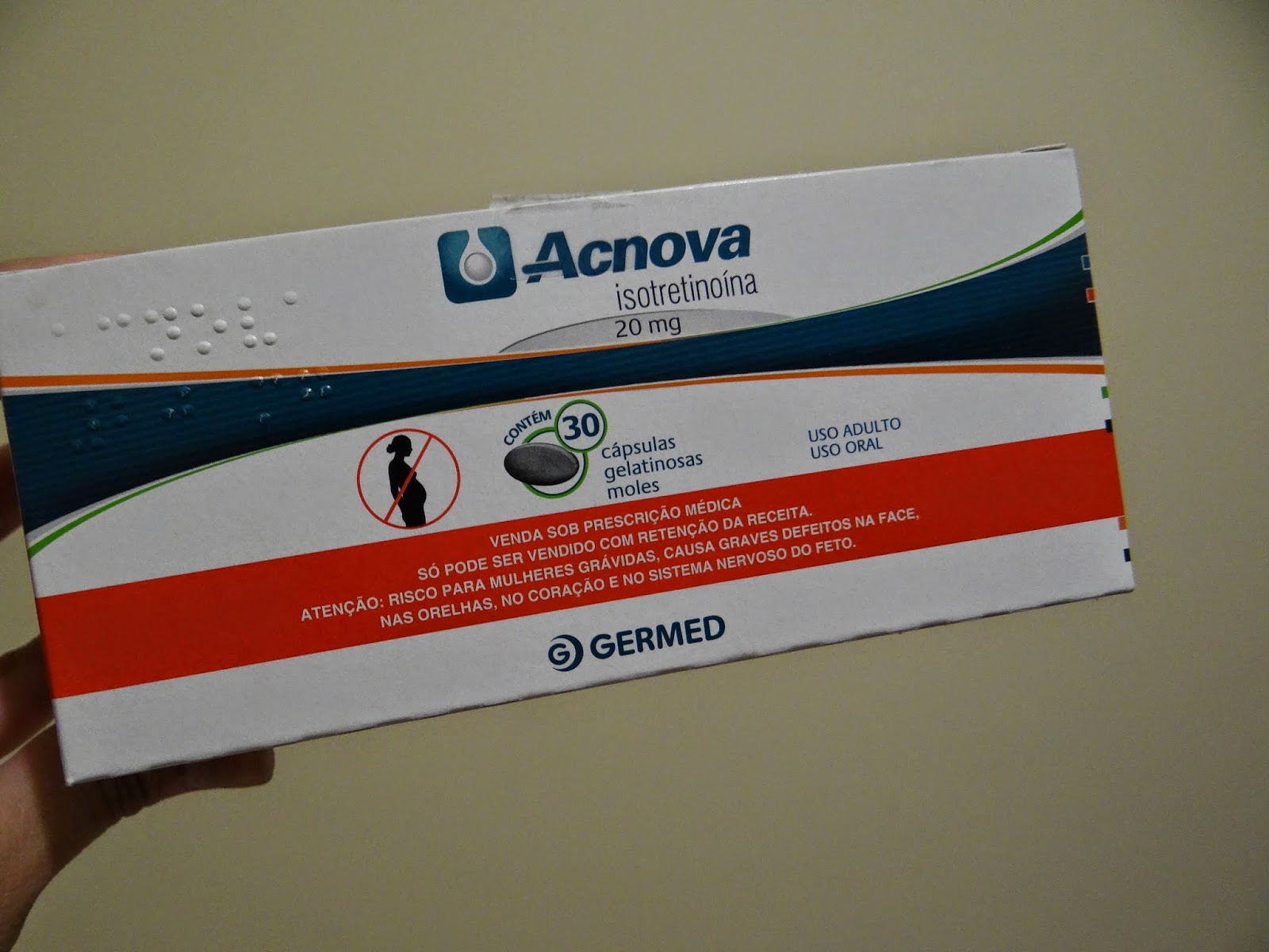 Ah vai, Me conta!: Diário de Tratamento: ACNOVA (Isotretinoína ...