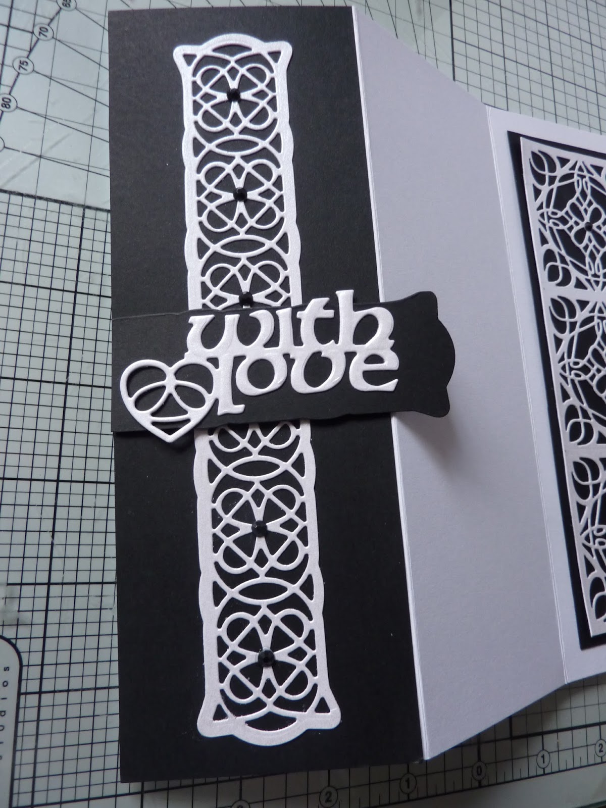 Handmade by Claire Lorraine: With Love Celtic Card