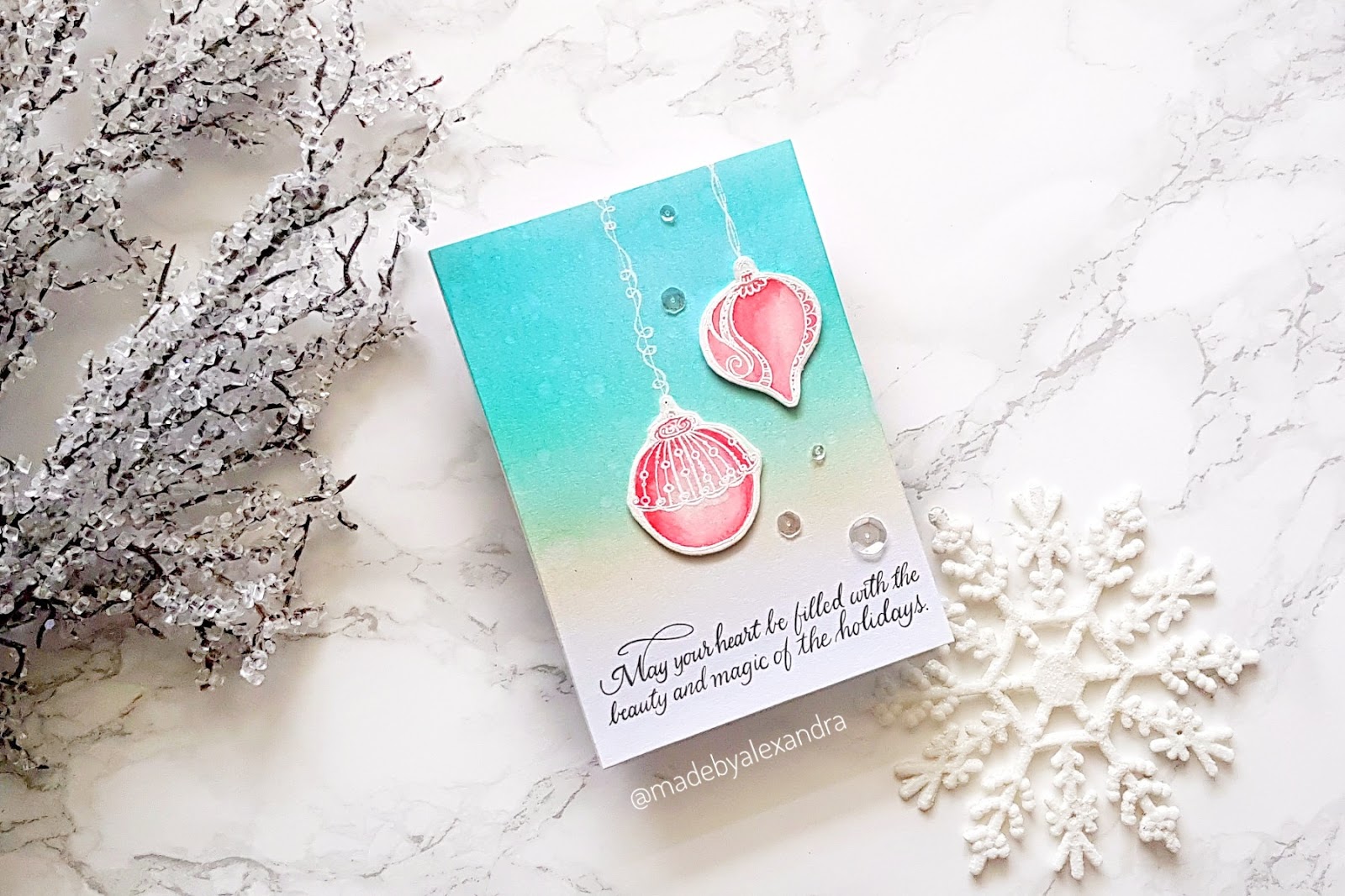 Beautiful ornaments ft.Spellbinders