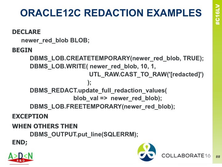 Oracle Expert Blog: My Collaborate16 Presentation Slides on Oracle ...