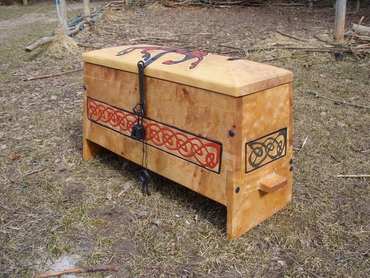 The Oak and the Antler: Viking wooden chests