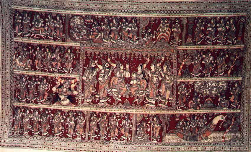 Textile Traditions of India: Kalamkari: The Art of Kalamkari, South India