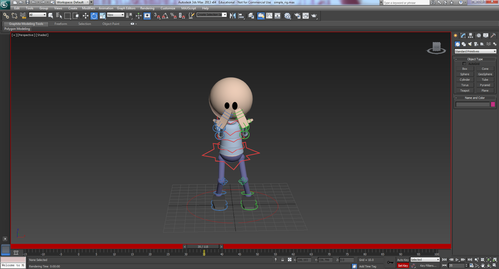 3D Animation For Games: Simple Rigging Poses