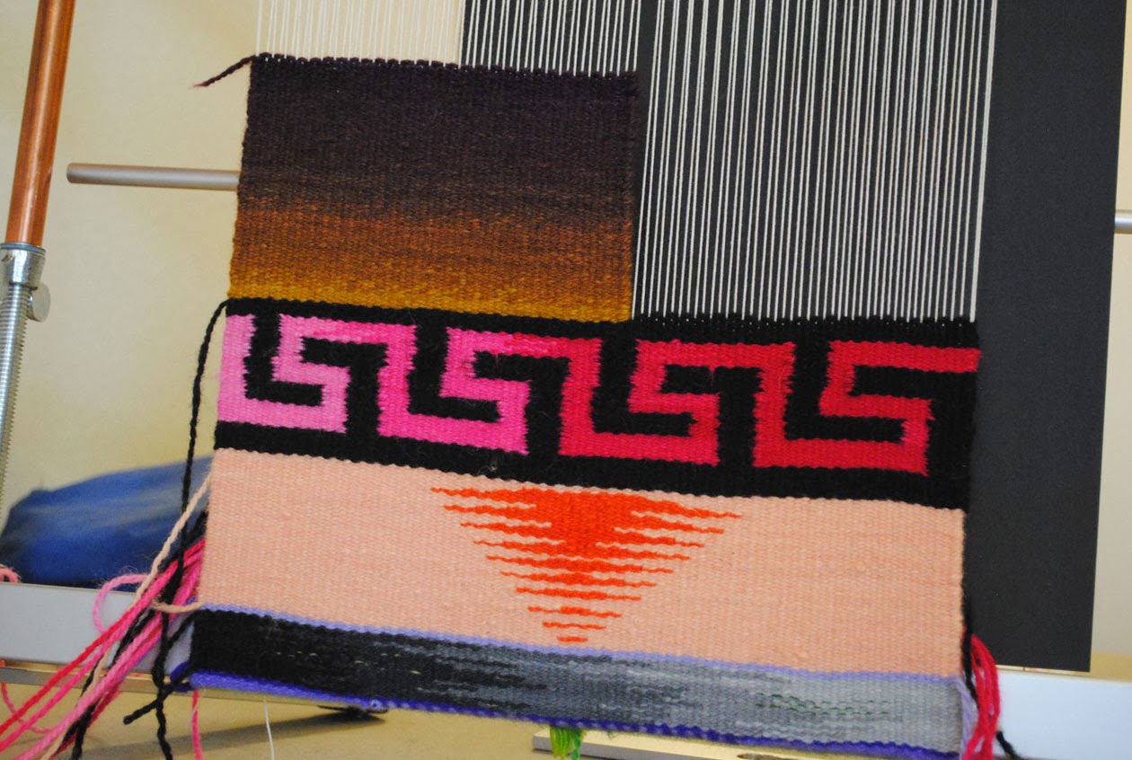 Rebecca Mezoff, Tapestry Artist: Making yellow into blue. Color ...