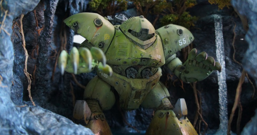 Custom Build: MG 1/100 Gogg [Peeping" DIORAMA U.C.0079 Nov30-Dec03 ...