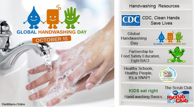 Dietitians Online Blog: October 15, Global Handwashing Day