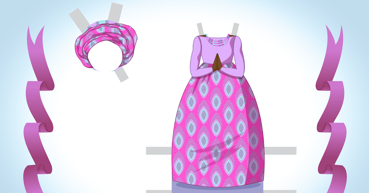 Paper Doll School: December Angel Paper Doll - Day 30