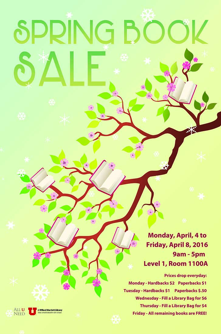 Jeff Davis Design Spring Book Sale Poster jeff-davis-design-spring-book-sale-poster