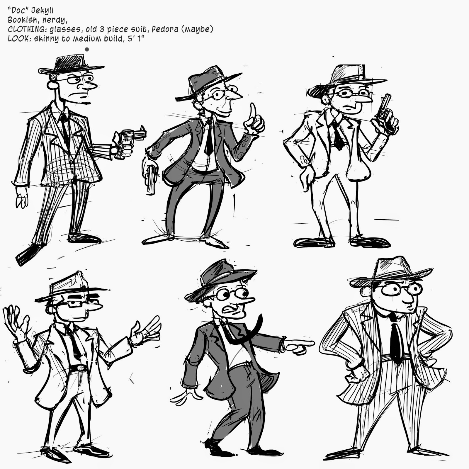 Daily sketches- art by Chris Daily: Character Design Class- character ...