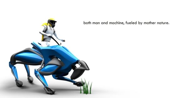 Motoblogn: Project Nomad Four Legged Motorcycle Concept