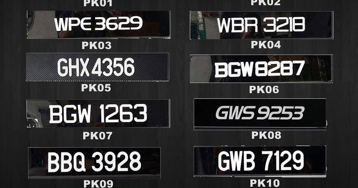 sifuplate: DESIGN KERETA NOMBOR