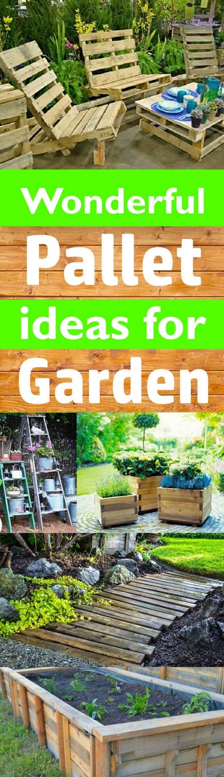 Wonderful Pallet ideas for the Outdoor Garden - Pallets Platform
