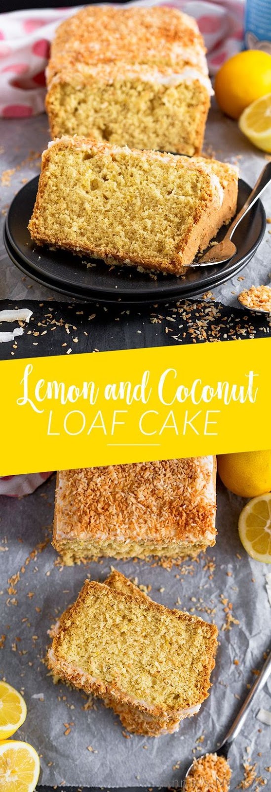 Lemon and Coconut Loaf Cake - Just One Cookbook
