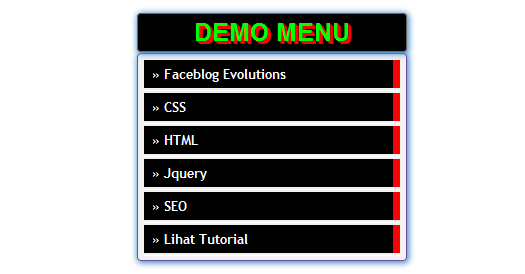 Menu Vertikal Sexy Panels Dengan Css Blog Mas Andes