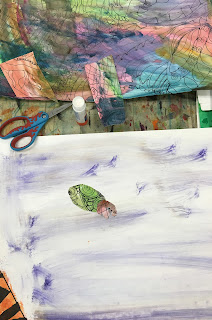 Art Room Blog: 4th Grade Collaborative Bird Project...