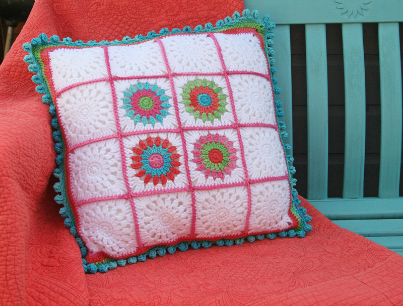 Fifty Shades of 4 Ply: Spring Cushion Tutorial